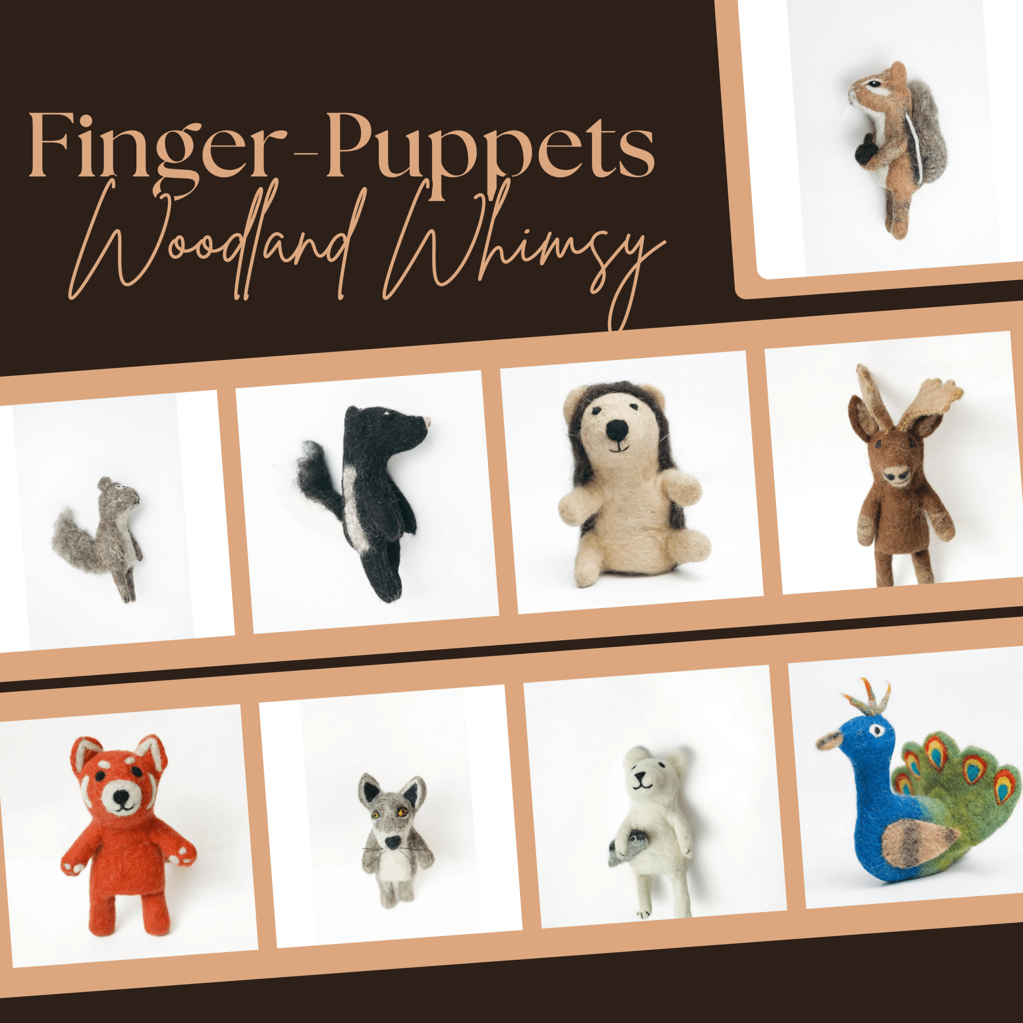 Woodland Whimsy Finger Puppets – Myth & Ink: Worlds of C.A. Smith